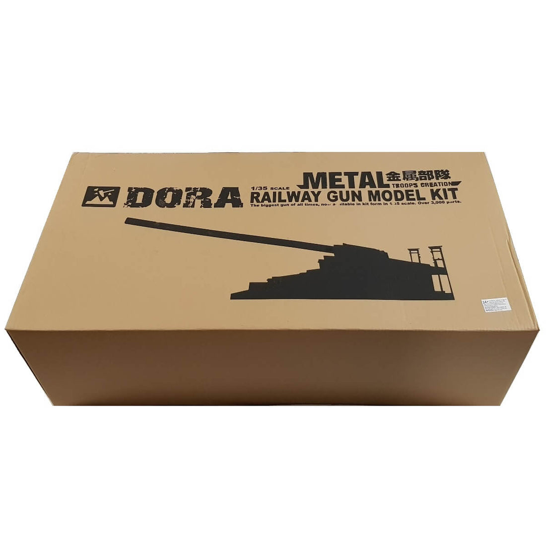 1:35 Dora 80cm WWII German Super Heavy Railway Gun - SOAR ART – one35scale